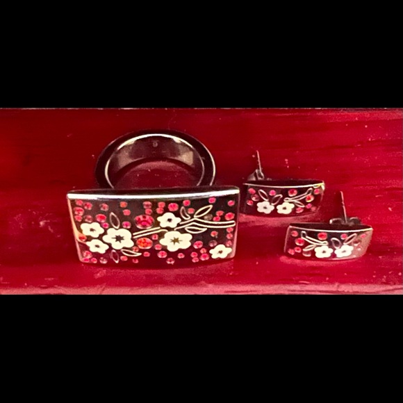 swatch bijoux | Jewelry | Swatch Earrings And Ring Set | Poshmark